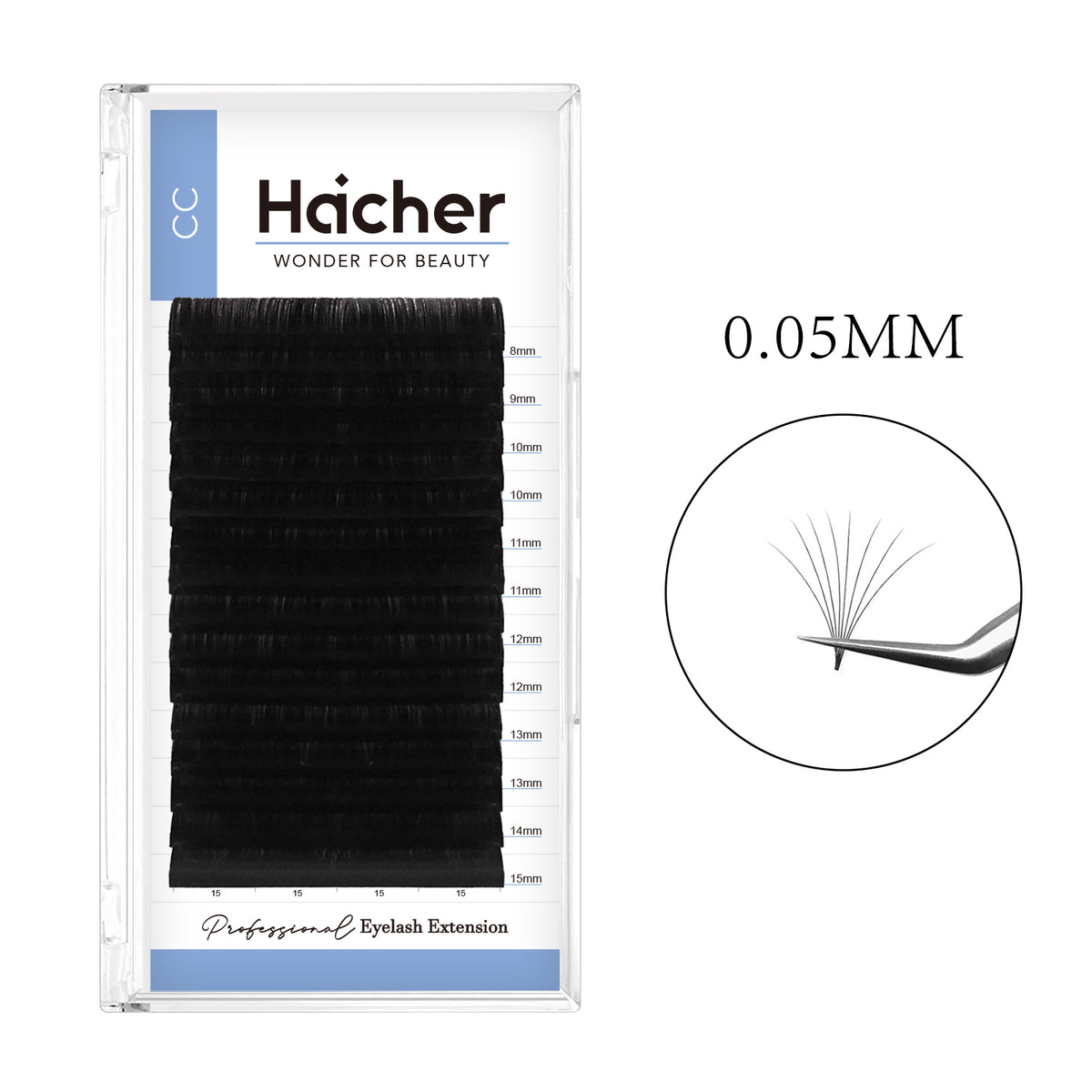 0.05MM Easy Fanning Eyelash Extensions – haicher